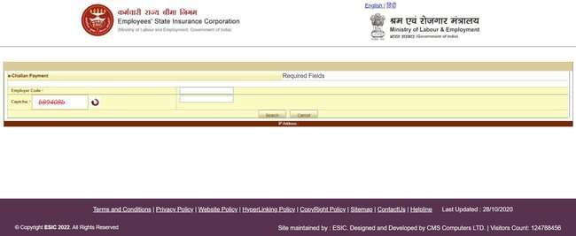 ESIC Online Payment 2025: Download e Challan Payment Receipt