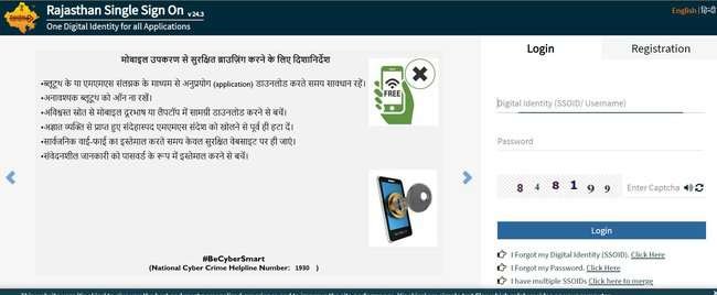 Rajasthan SSO ID 2025- Online Registration, Login Process