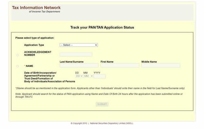 PAN Card Status 2025 Check Online, By Name and Aadhaar No