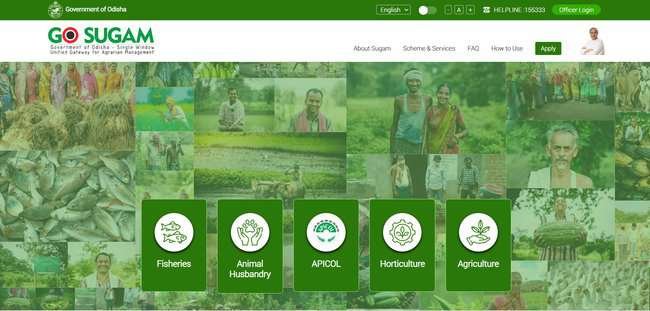 Odisha Go Sugam Portal 2025 Registration and Beneficiary Login