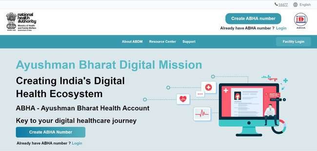 ABHA Health ID Card Registration 2025 at healthid.ndhm.gov.in