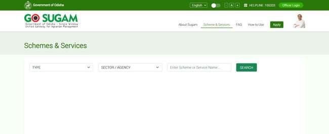 Odisha Go Sugam Portal 2025 Registration and Beneficiary Login