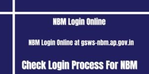 NBM Login Online at gsws-nbm.ap.gov.in 2025- Direct Link
